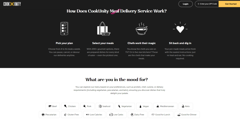 CookUnity - Top 5 Meal Delivery Services