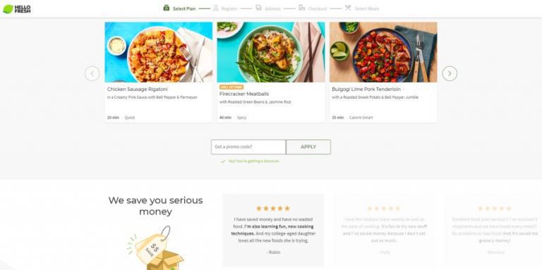 Hello Fresh - Top 5 Meal Delivery Services